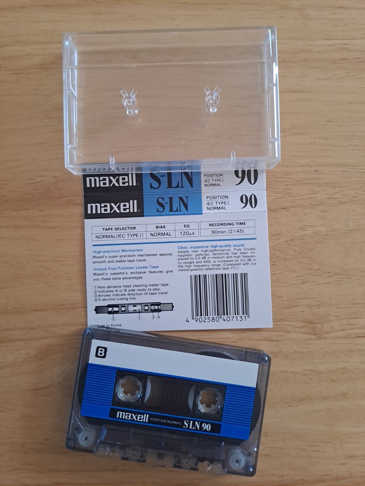 Used Maxell S-LN 90 Cassette tape Home Mix Shirley Bassey & David Essex ...