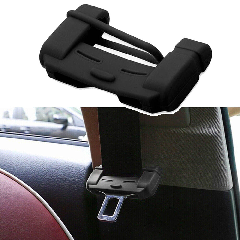 Car Seat Belt Buckle Clip Silicone Anti-Scratch Protector Cover ...