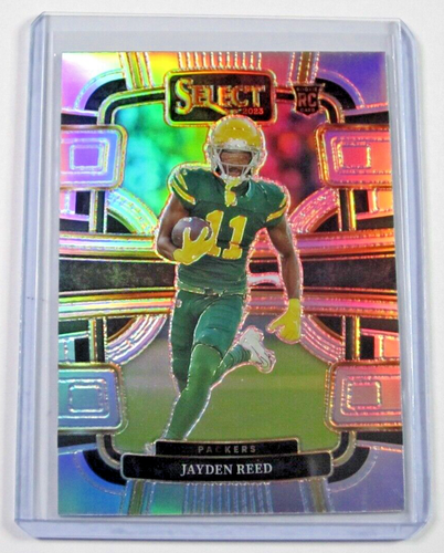 Jayden Reed Green Bay Packers 2023 Panini Select Silver Prizm Rookie ...