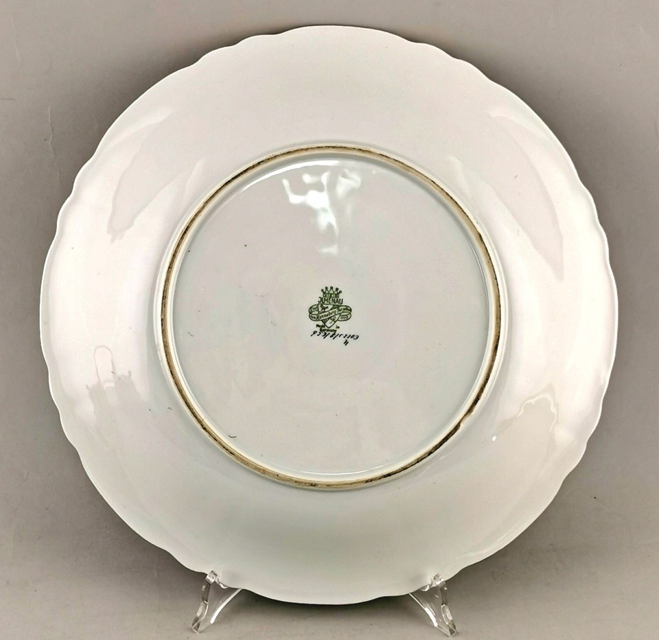 9140078-d Porcelain Kuchen-Platte Rose Decoration Henneberg Thuringia ...