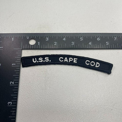 U.S. Navy USS CAPE COD DESTROYER TENDER Tab Patch (Rocker, UIM) 26MQ | eBay