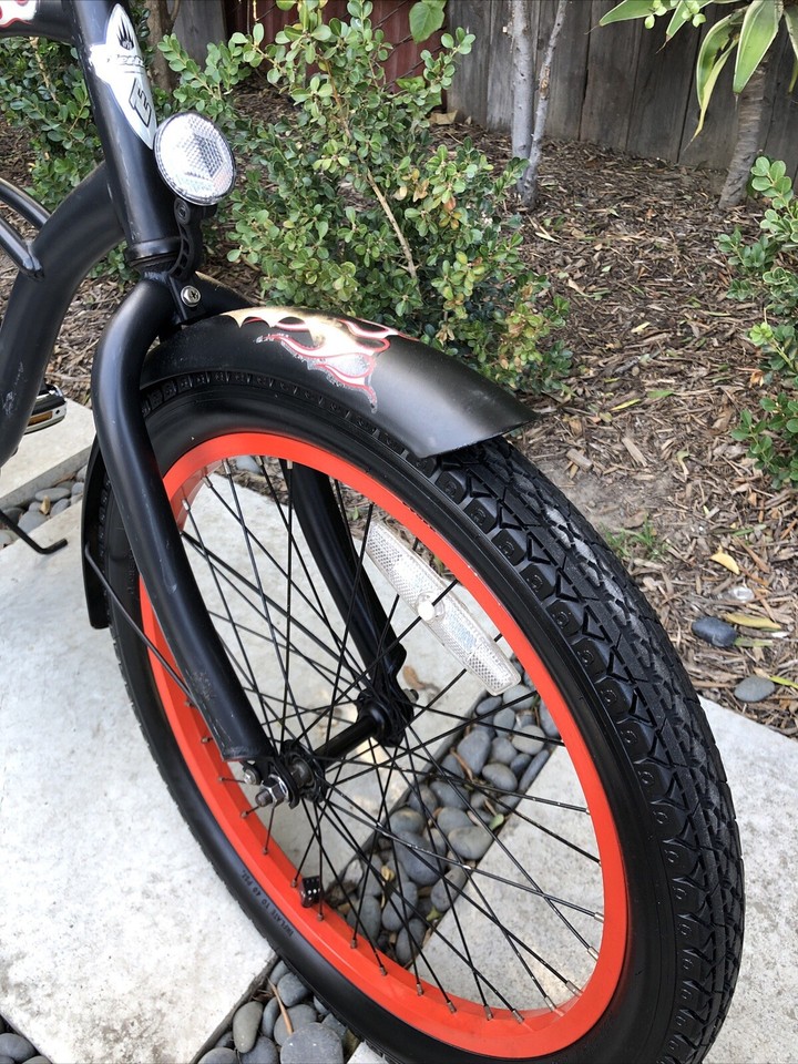 RARE 20” Electra RAT ROD Bicycle Beach Cruiser Black Wheels Lowrider ...
