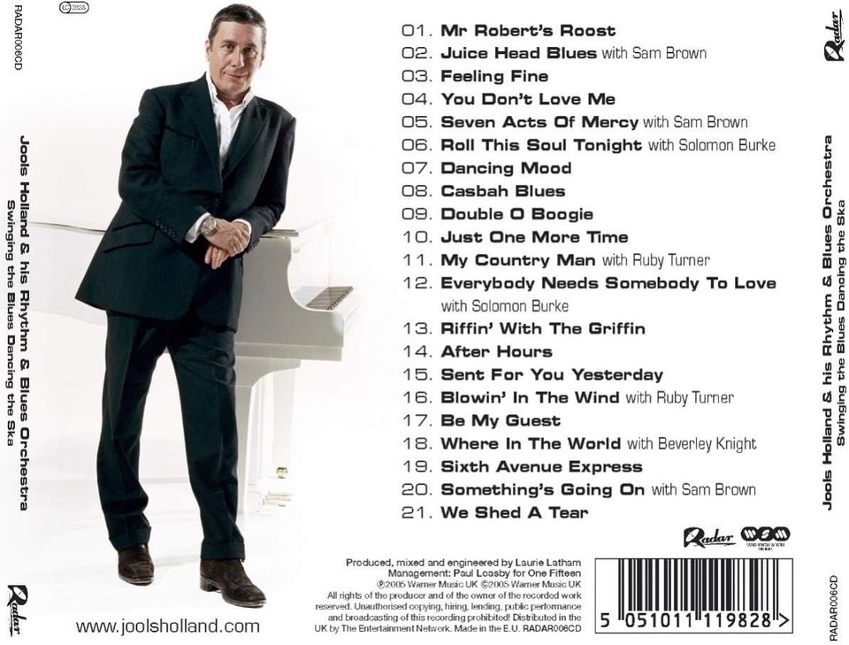 Jools Holland & His Rhythm & Blues Orchestra - Rhythm & Blues Orchestra ...