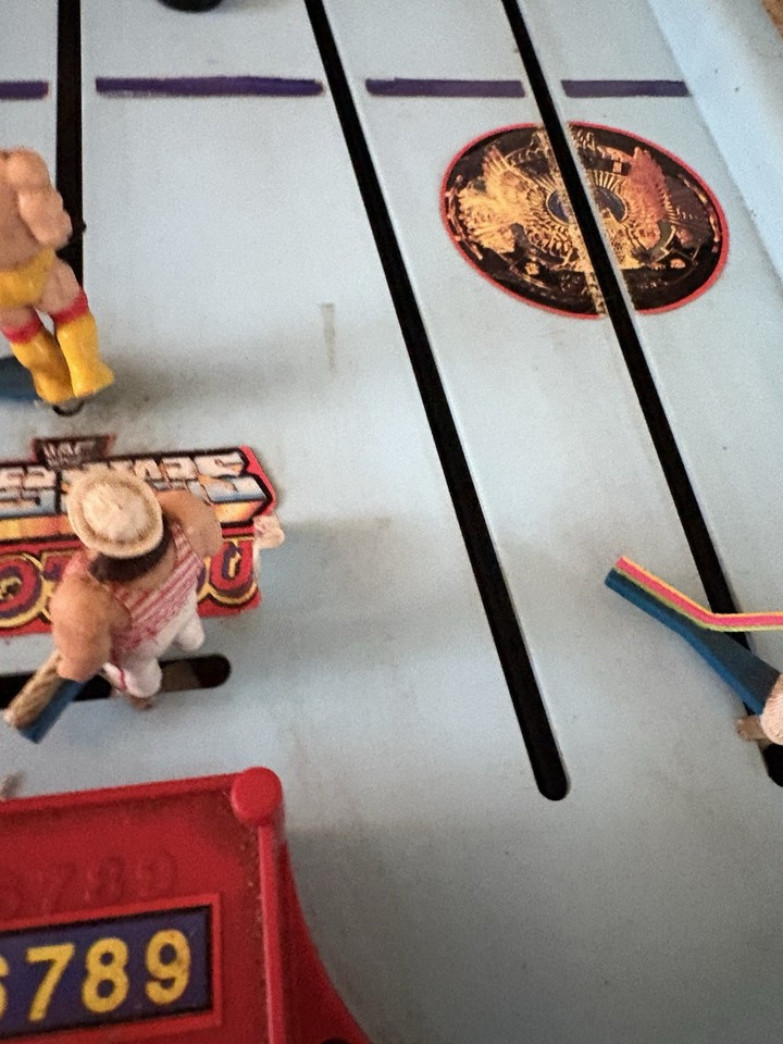 '91 WWF Remco Superstars Shoot-Out Table Hockey Game COMPLETE WWE ...
