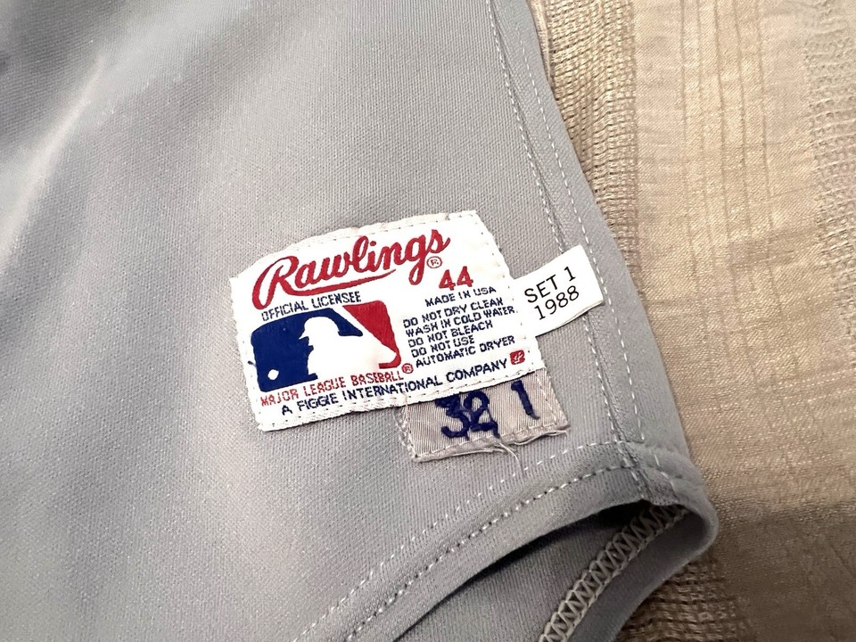 TEXAS RANGERS road RAY HAYWARD GAME WORN JERSEY used 1988 vtg | eBay