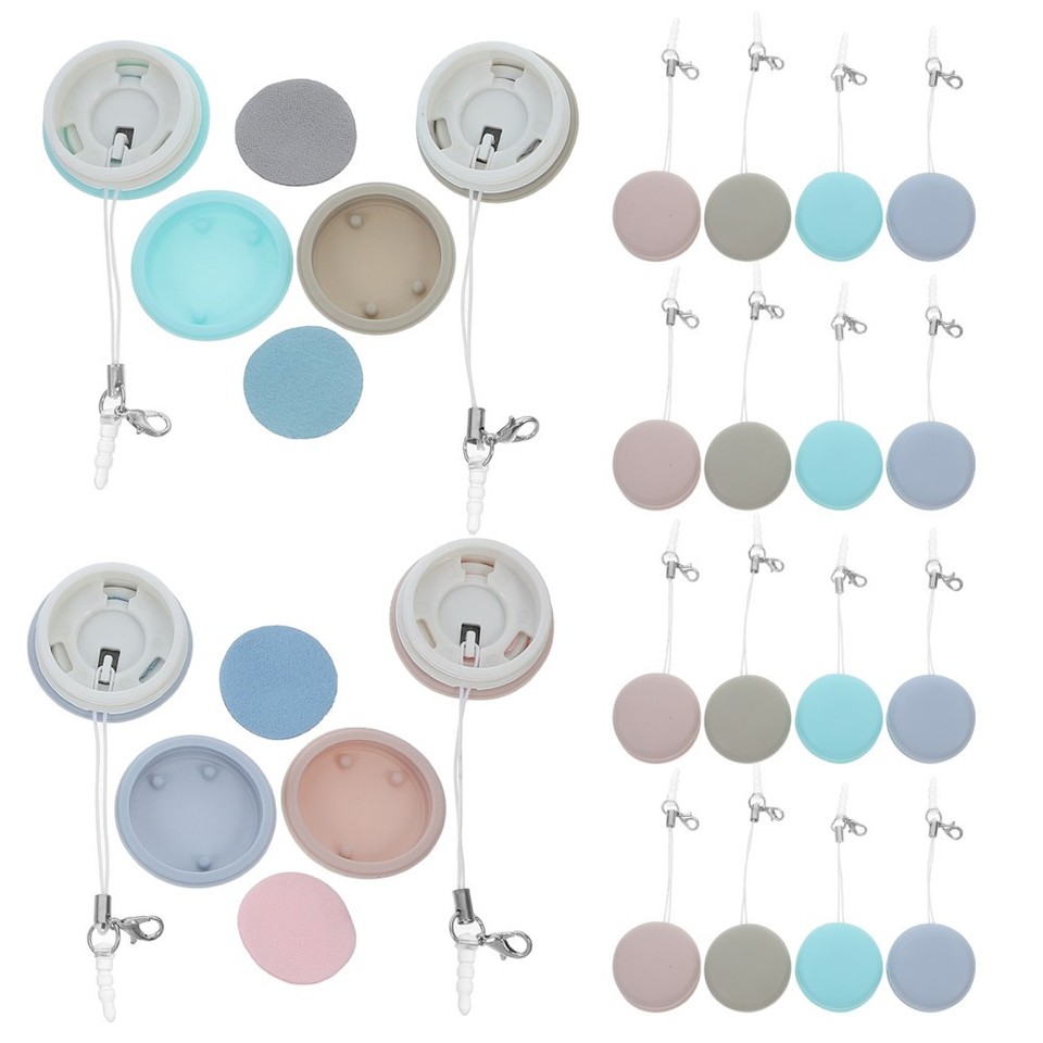 20 Pcs Phone Screen Brush Decorative Keychain Cleaner Eyeglass Cloth ...