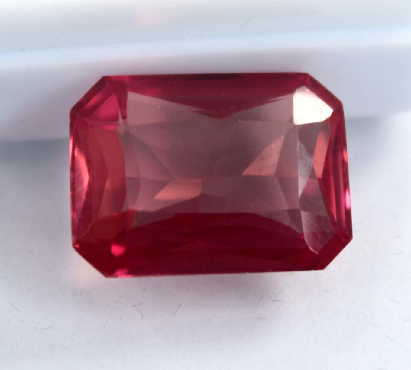 9 Ct Natural Flawless Mozambique Blood Red Ruby Emerald Cut Loose ...