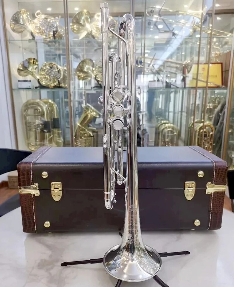 trumpet 180s-37 Anniversary Silver Trumpet Pipe Flat Instrument Brass ...