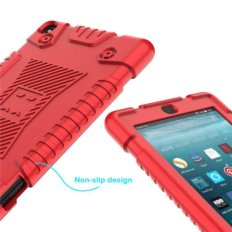 For Amazon Fire 7 9th Gen 2019 2015 2017 7" Tablet Hybrid Silicone Case ...