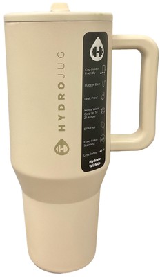 Hydrojug Hydro Jug 40 oz Traveler Cream Sold Out Cup Mug Drink Brand ...