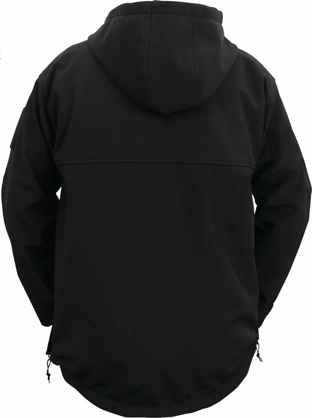 Black Soft Shell Concealed Carry Anorak Waterproof Tactical CCW ...