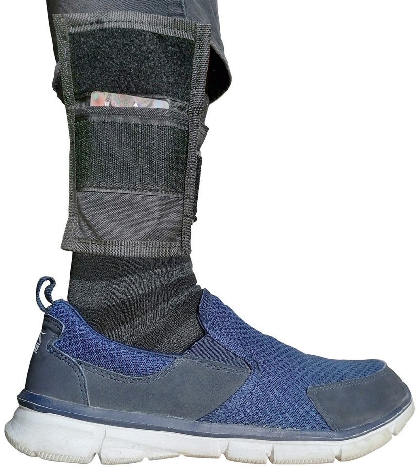 Concealed Hidden Ankle Leg Wallet Running Sports Travel Clutch Pouch ...