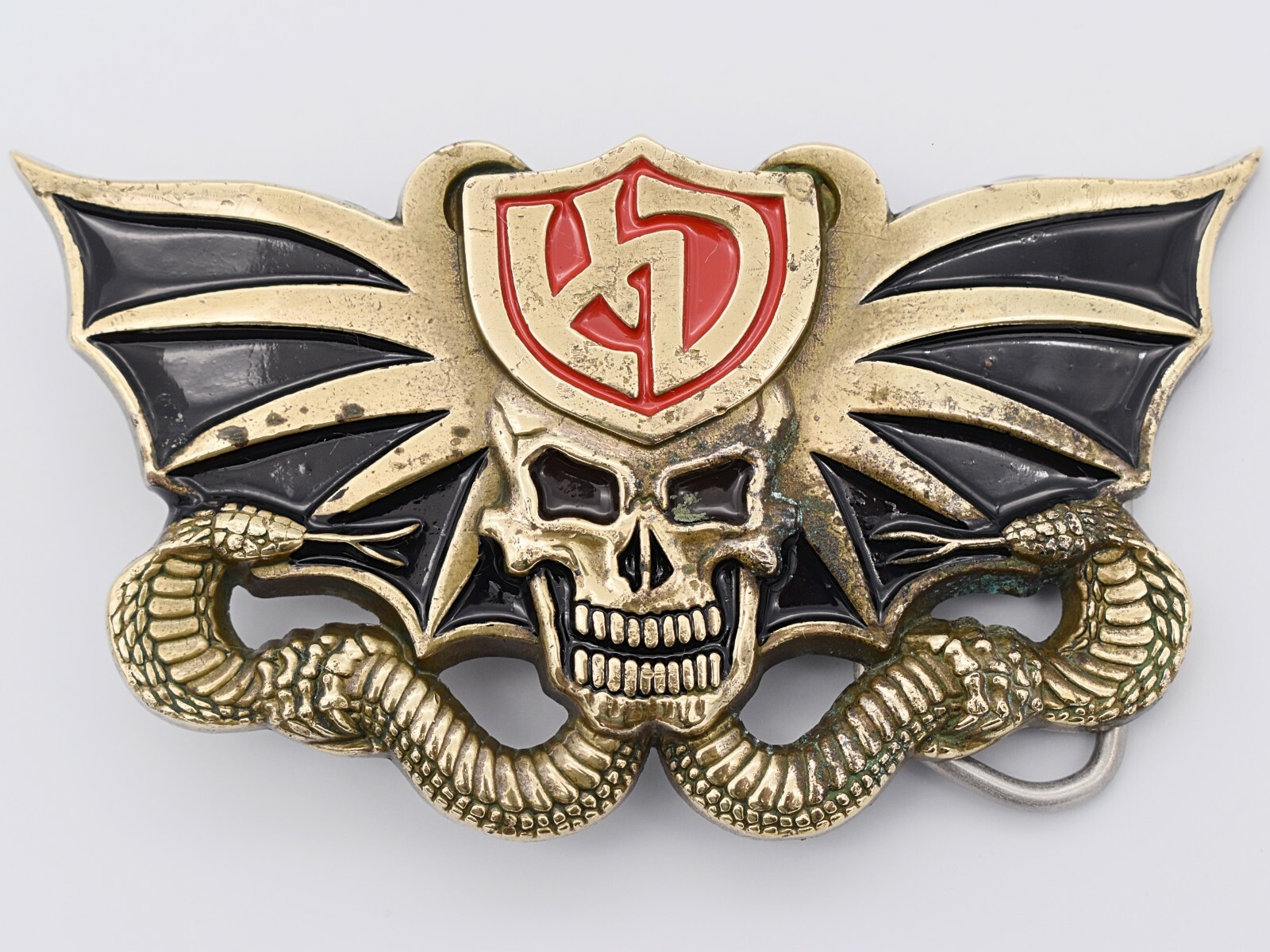 Harley Davidson Winged Skull Cobra Serpent Snake Soli… - Gem