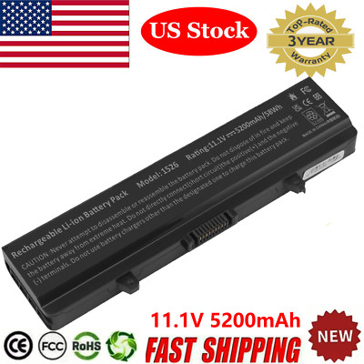 Battery for Dell Inspiron 1525 1526 1545 1546 GW240 RN873 X284G M911G ...
