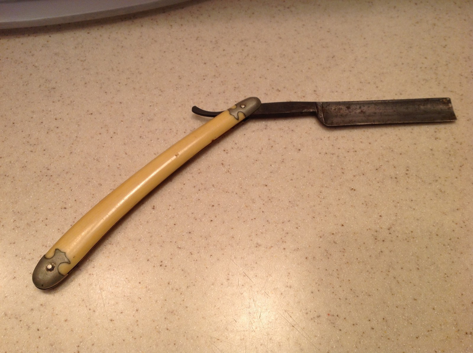 Vintage Straight Razor Men's F. A. Clauberg's Tonsorial Gem Kraut ...