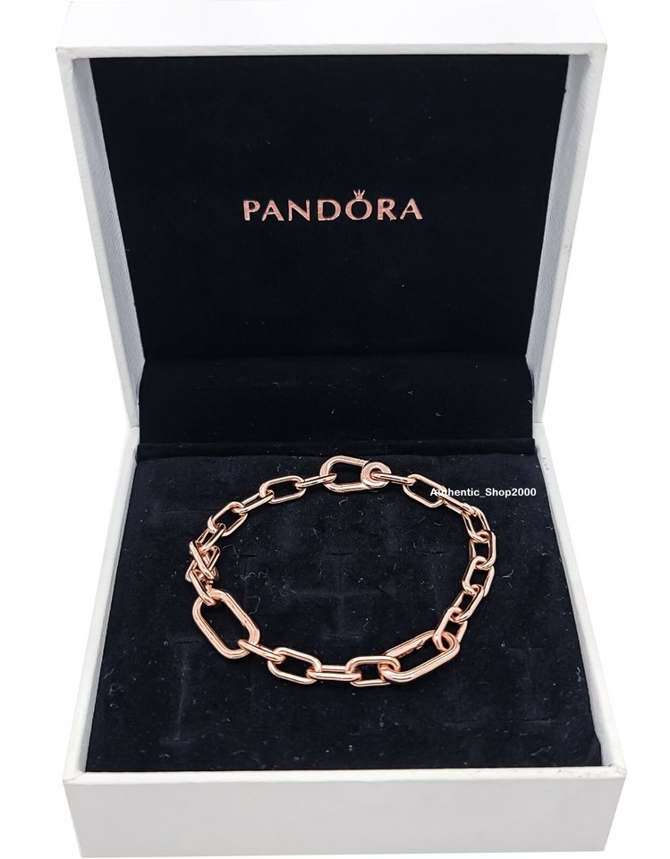 100% Authentic NEW PANDORA Me Rose Gold Link Chain Bracelet 589662C00 ...