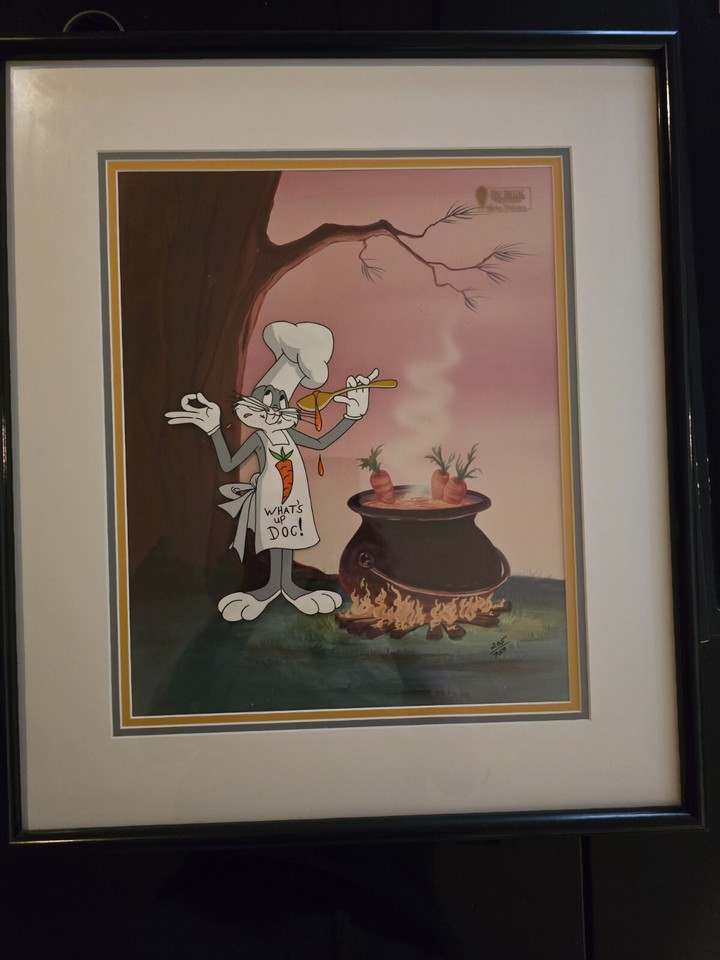 Warner Brothers Cel Bugs Bunny Rabbit Stew Signed Friz Freleng ...