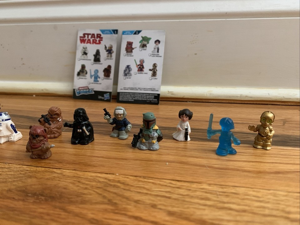 Star Wars Micro Force Series 1 Loose Lot Of 12: Holo Luke, Ahsoka, R2 ...