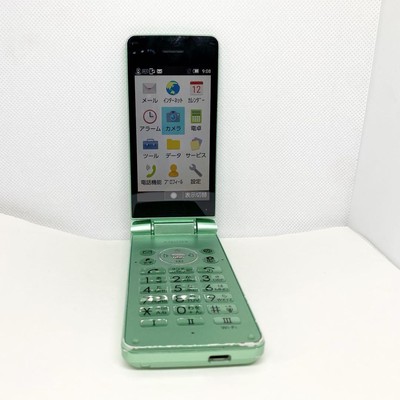 Sharp AQUOS Keitai 3 NP805SH Green - Japanese Flip Phone - Tested ...
