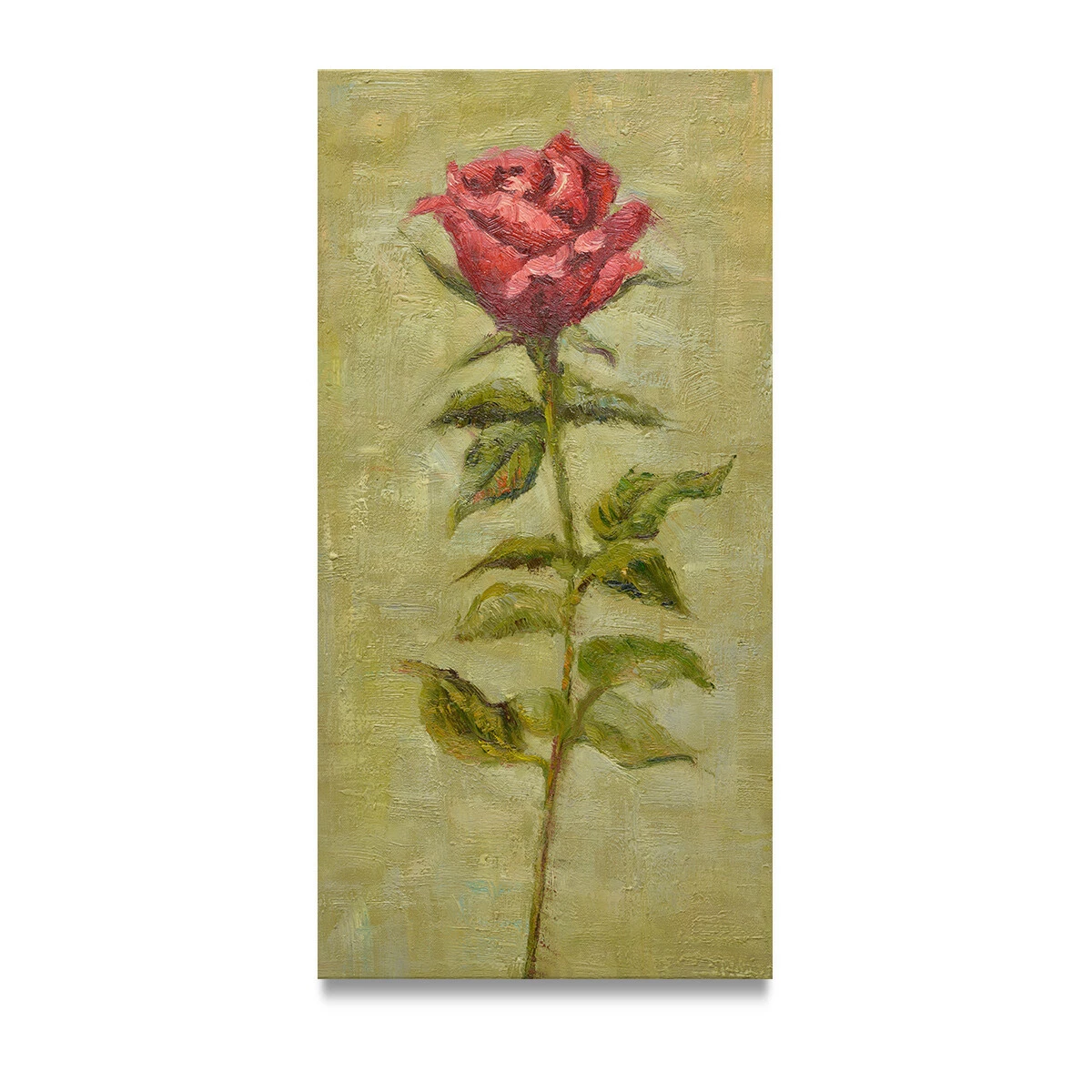 Simple Rose Painting Canvas
