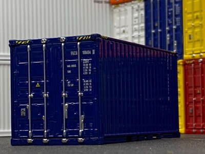1/64 DCP BLUE 20' SHIPPING CONTAINER UNIT | eBay