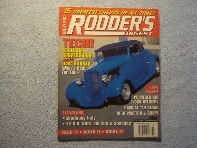 Rodder's Digest 1997 February #76 Classic Hot Rod Modified Custom Cars ...