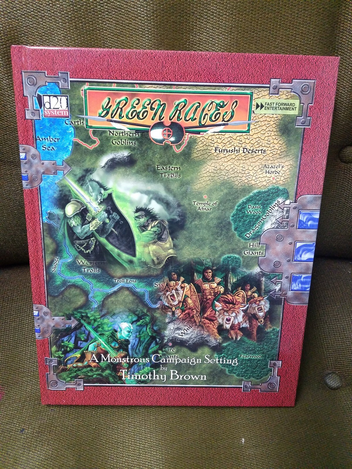 Green Races D&D D20 Hardcover RPG New Fast Forward | eBay