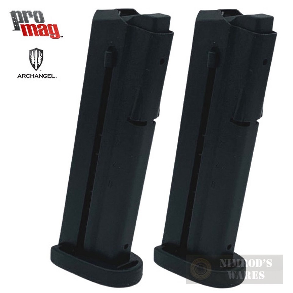 TWO ProMag S&W Shield EZ .30SC 10-Round MAGAZINES Extended Steel SMI39 ...