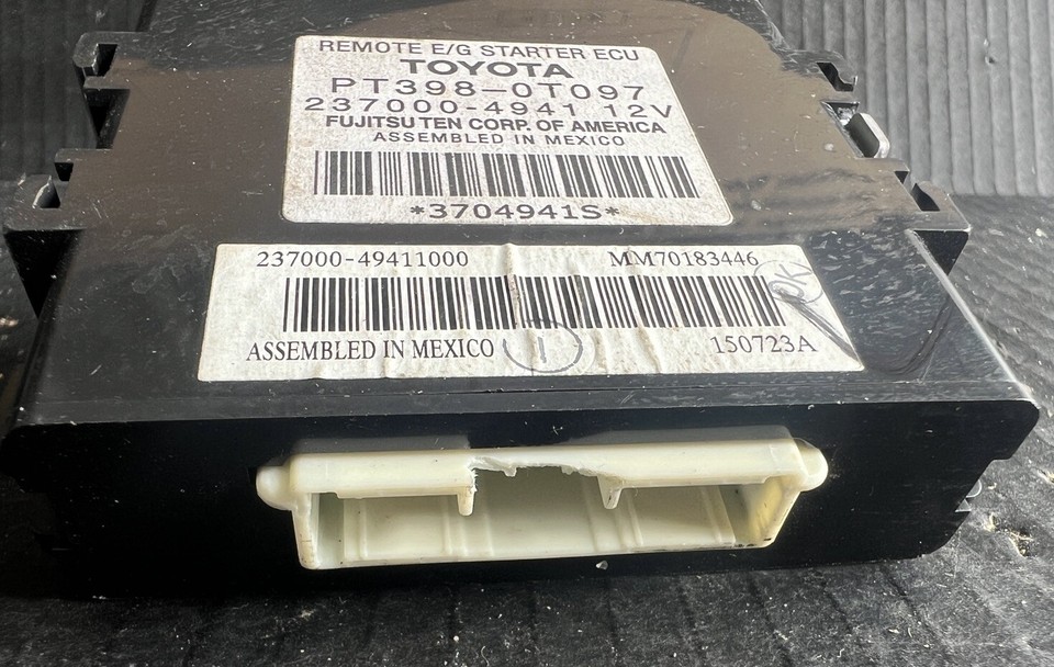 2010-2017 Toyota/ Lexus Remote Engine Start, ECU Control Module OEM ...