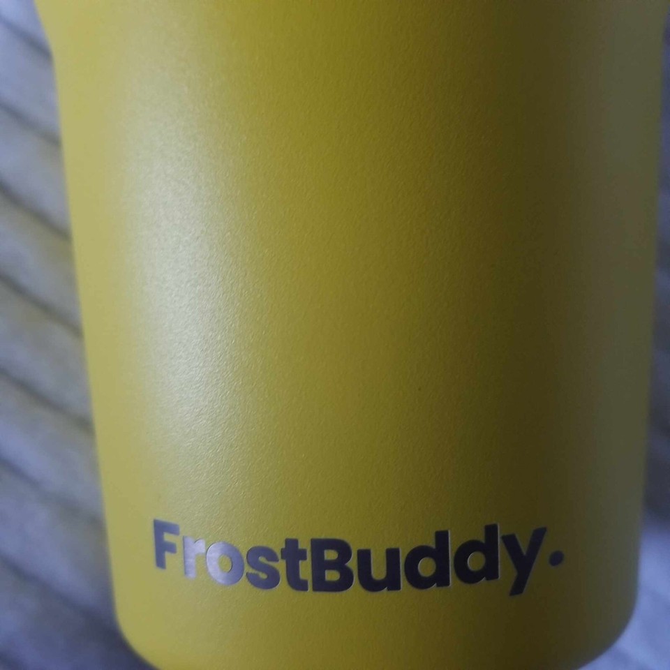 Frost Buddy 32 ounce Universal Cup Insulator To Go Buddy yellow hot ...