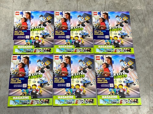 Lot Of 6, Lego Life Magazine March 2023 Issue Your City No Limits New ...