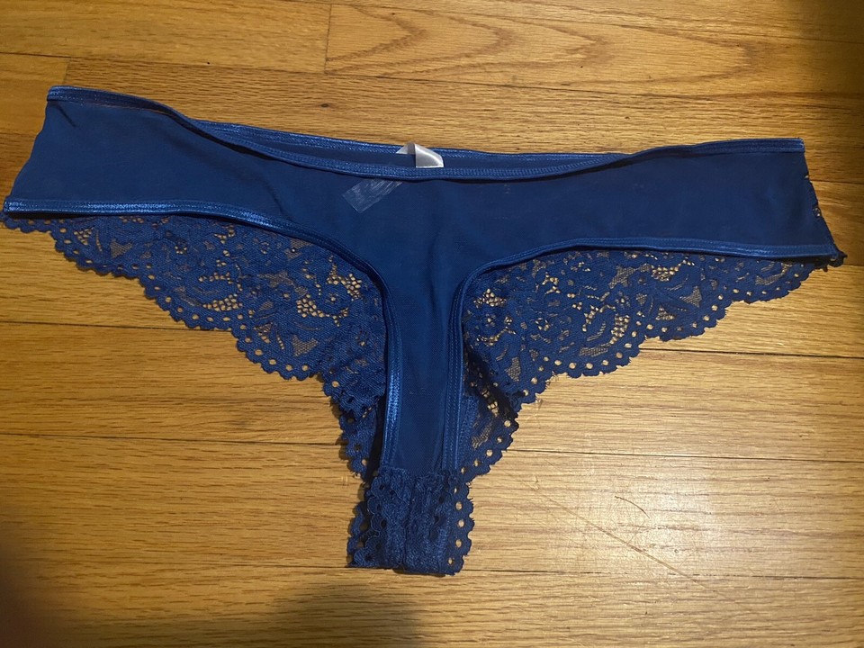 Lace-Trim Pretty Thong Panties Size 2X | eBay