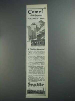 1927 Seattle Tourism Ad - Come to Charmed Land | eBay