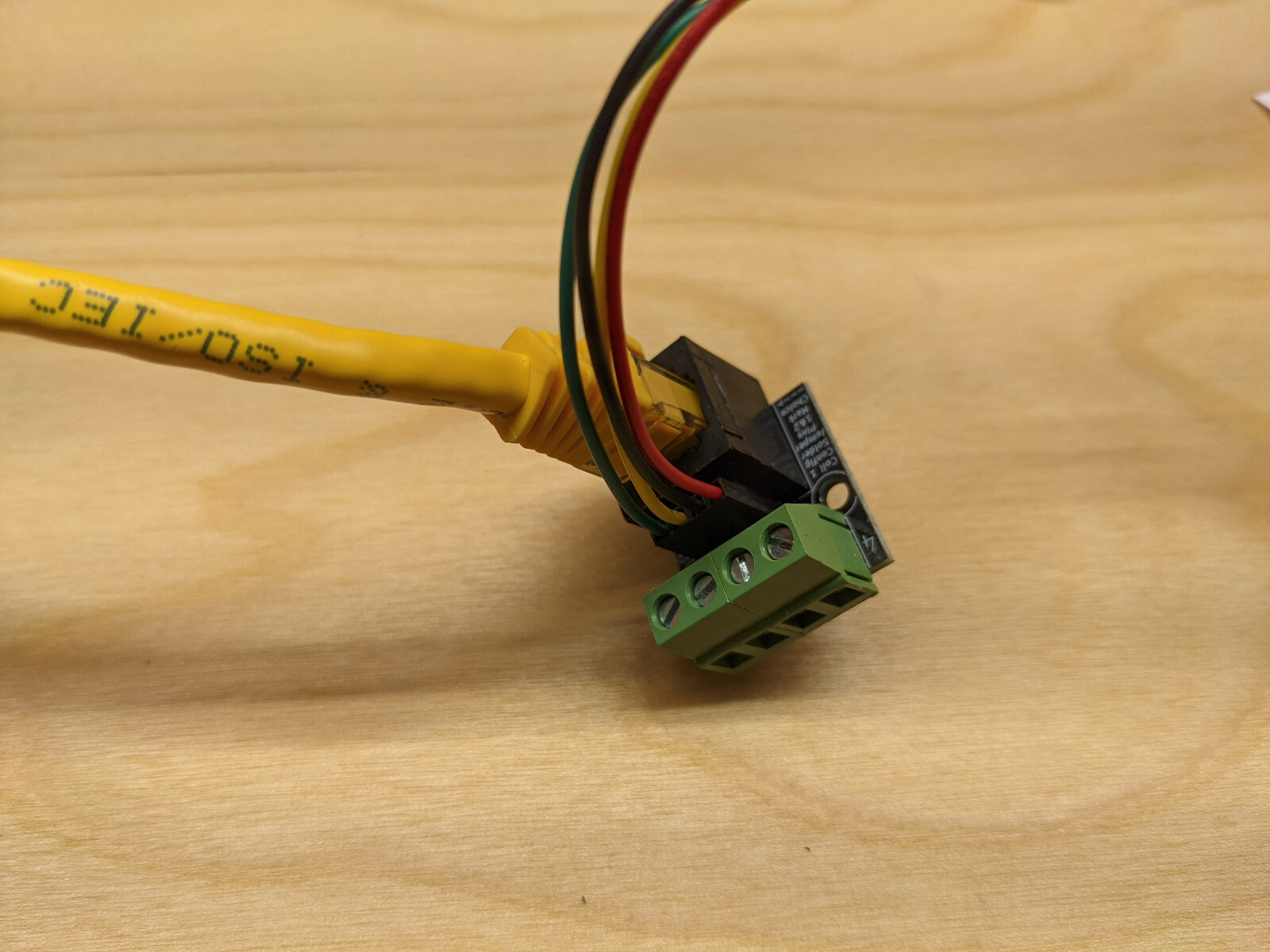 Black PCB Breakout Boards RJ45 Ethernet 4-Wire/Stepper Motor Wiring ...