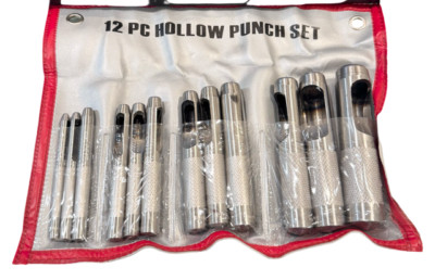 Shop Pro 12 Piece Metric Hollow Punch Set 3mm to 19mm | eBay