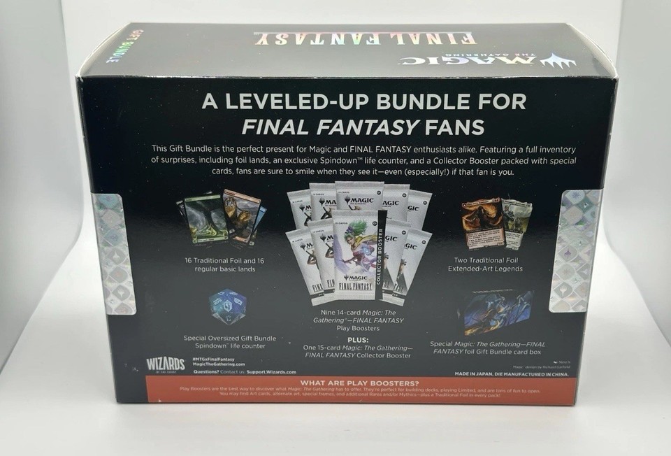 Magic The Gathering - Final Fantasy Gift Bundle Collector Booster - New ...