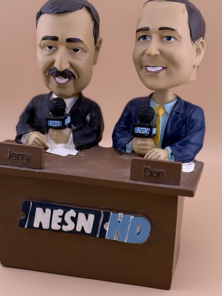 Boston Red Sox Jerry Remy Don Orsillo NESN Desk Booth Bobblehead Rare ...