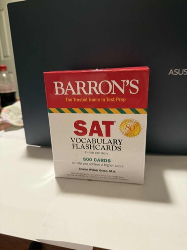 NEW Barron's SAT Flash Cards: 500 Flash Cards to Help You Achieve a ...
