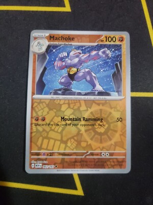 Reverse Holo Machoke - 067/165 Uncommon Scarlet and Violet 151 Pokemon ...
