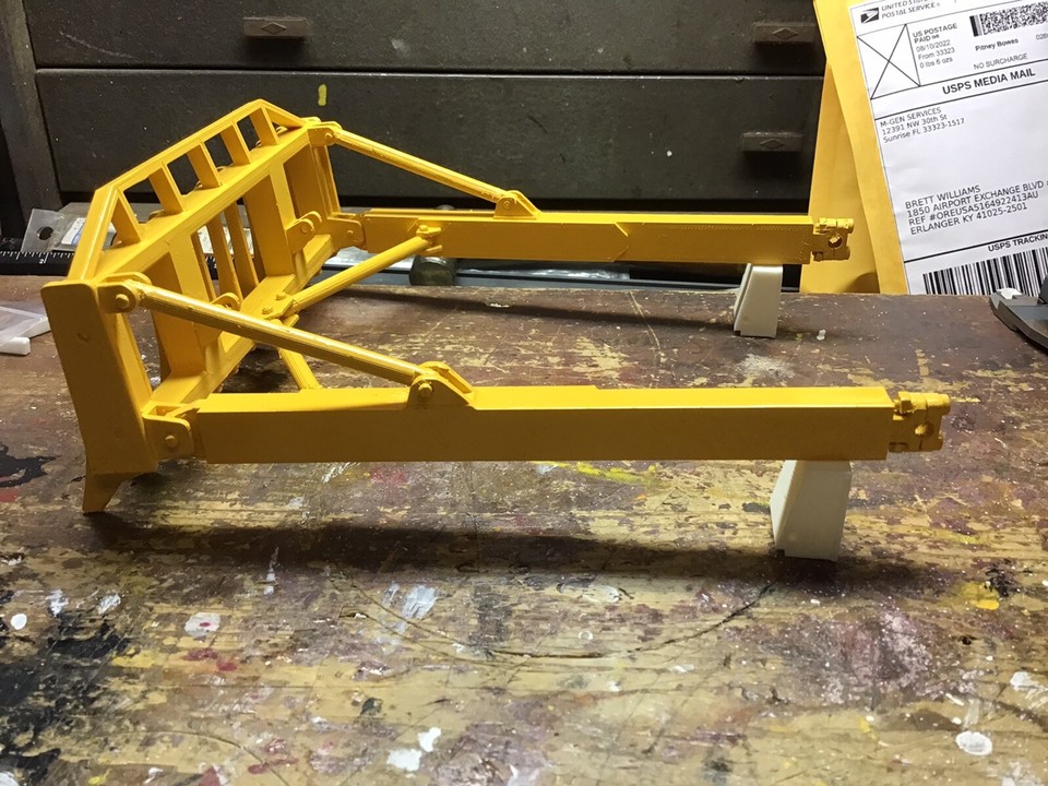 CUSTOM ROOT RAKE BLADE FOR D8 DOZER MODEL KIT | eBay