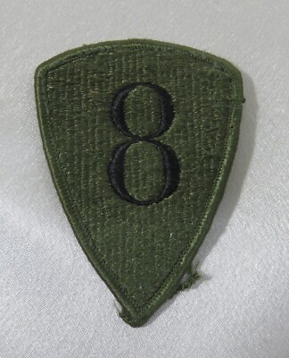 USA 8th Personnel Command OCP Scorpion Single Military Patch Black on ...
