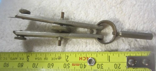 1 ANTIQUE B.K ELLIOTT DRAFTING TOOLS GERMANY VTG,junior compass divider ...