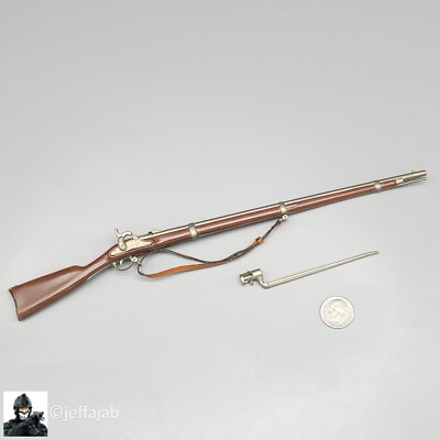 1:6 Sideshow Civil War Springfield 1861 Rifle w/ Bayonet for 12 ...
