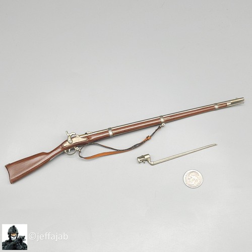 1:6 Sideshow Civil War Springfield 1861 Rifle w/ Bayonet for 12 ...