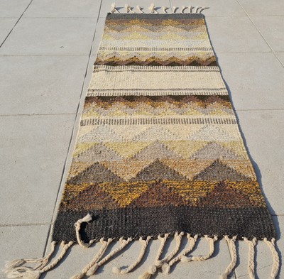Authentic Hand Knotted Vintage Greece Kilim Kilim Wool Area Rug 3.2 x 1 ...