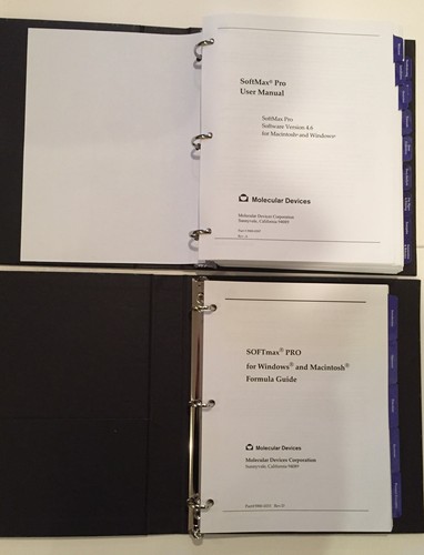 SoftMax Pro Formula Guide And User Manual Molecular Devices | eBay