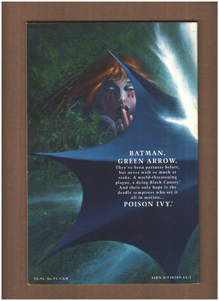 Batman & Green Arrow: The Poison Tomorrow DC Comics 1992 POISON IVY VF ...