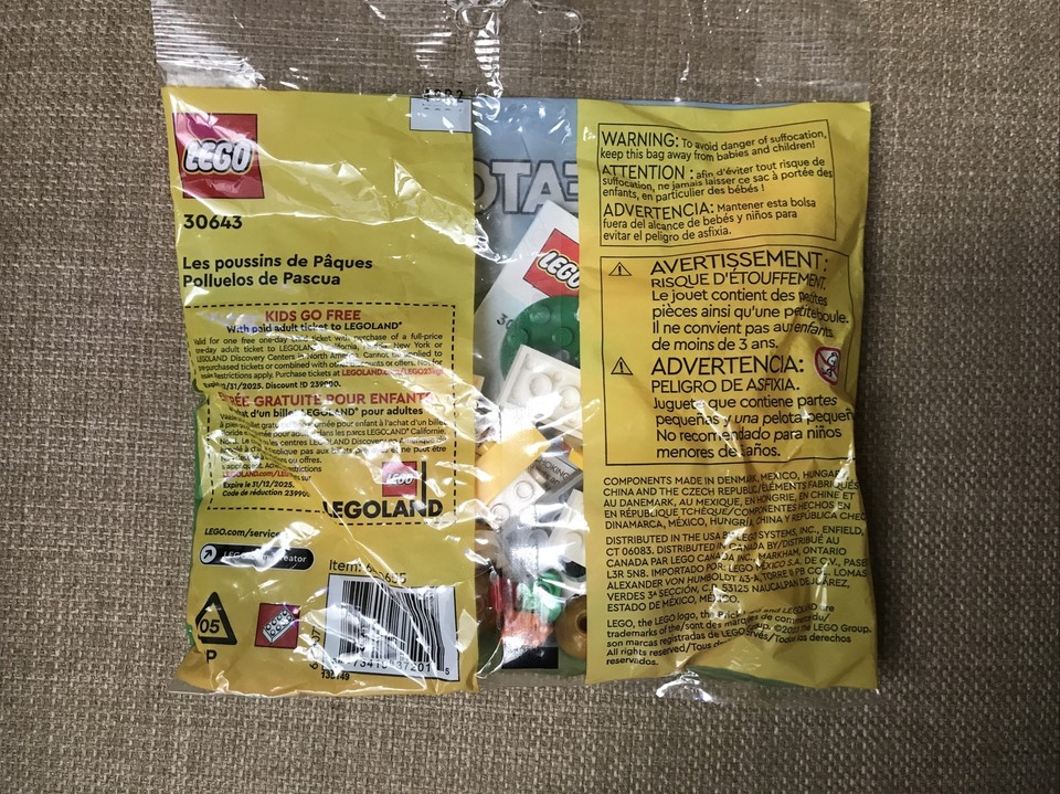 LEGO CREATOR (30643) Easter Chickens - 61 pcs - Hen and Chicks - NEW ...