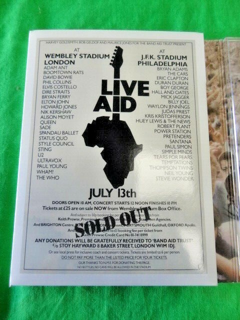 Live Aid Concert 4 DVD Video Queen Bohemian Who David Bowie Jagger U2 ...