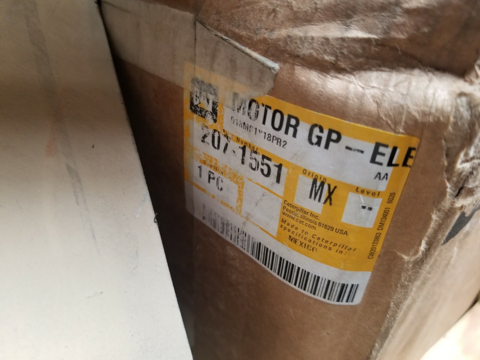 GENUINE CAT STARTER ENGINE 6V-5821 2920-01-478-1013 2071551 207-1551 | eBay